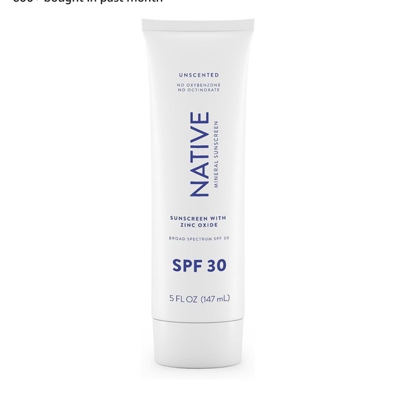 Native | Skincare | Native Sunscreen Spf 3 Zinc Oxide Dermatologist ...
